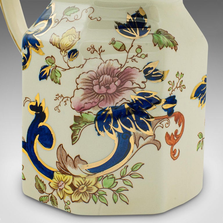 Vintage Custard Jug, English, Ceramic, Pouring, Serving, Pot, Late 20th ...