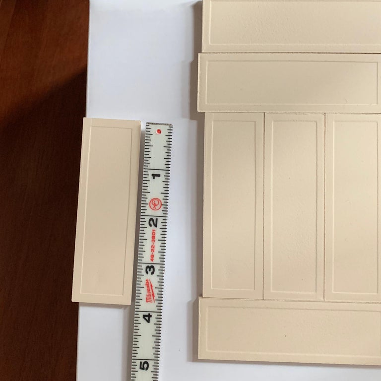 Vintage Custom French Mini Subway Tiles, Cerafrance Normandie, Biscuit ...