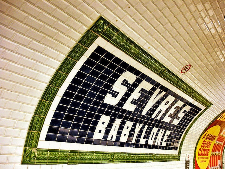 Vintage Custom French Mini Subway Tiles, Cerafrance Normandie, Biscuit ...