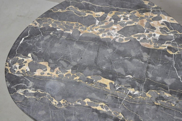 Vintage Custom Made Italian Marble Top Heart Shaped Coffee Table For ...