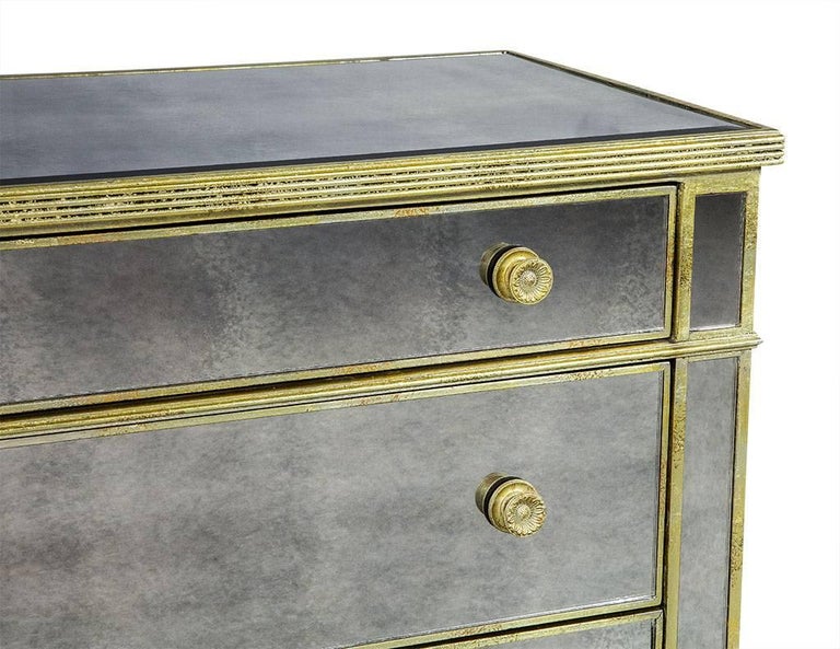 Vintage Custom Mirrored Chest at 1stDibs