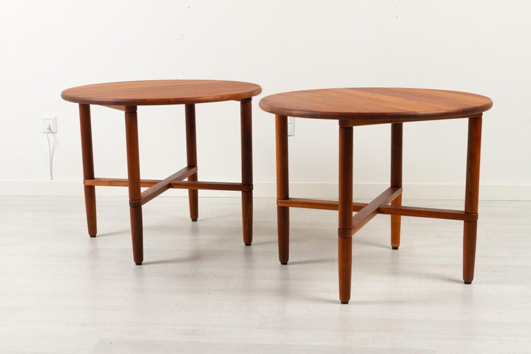 Vintage Danish Cherry Side Tables by Haslev Møbelsnedkeri, 1990s, Set ...