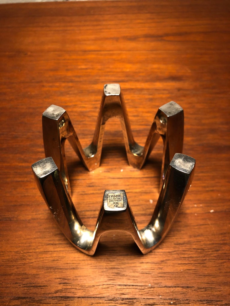 Vintage Danish Chrome 12 Candle Holder Candleholder by Jen H ...