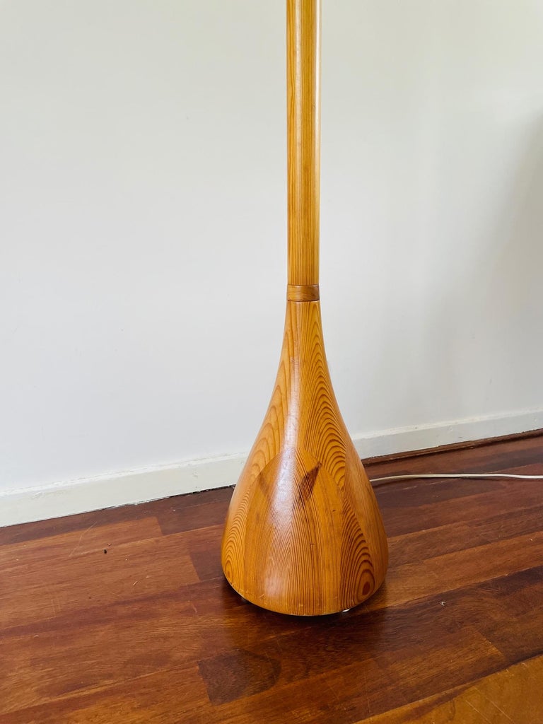 Vintage Danish Design Floor Lamp by +LYS Denmark, Rare Wooden Floor ...
