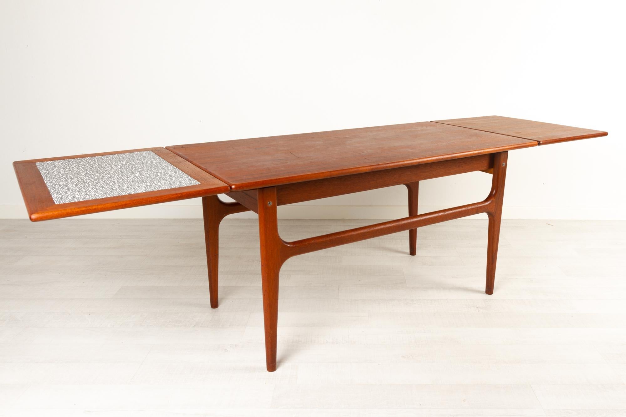 Vintage Danish Extendable Teak Coffee Table by Trioh, 1960s at 1stDibs ...