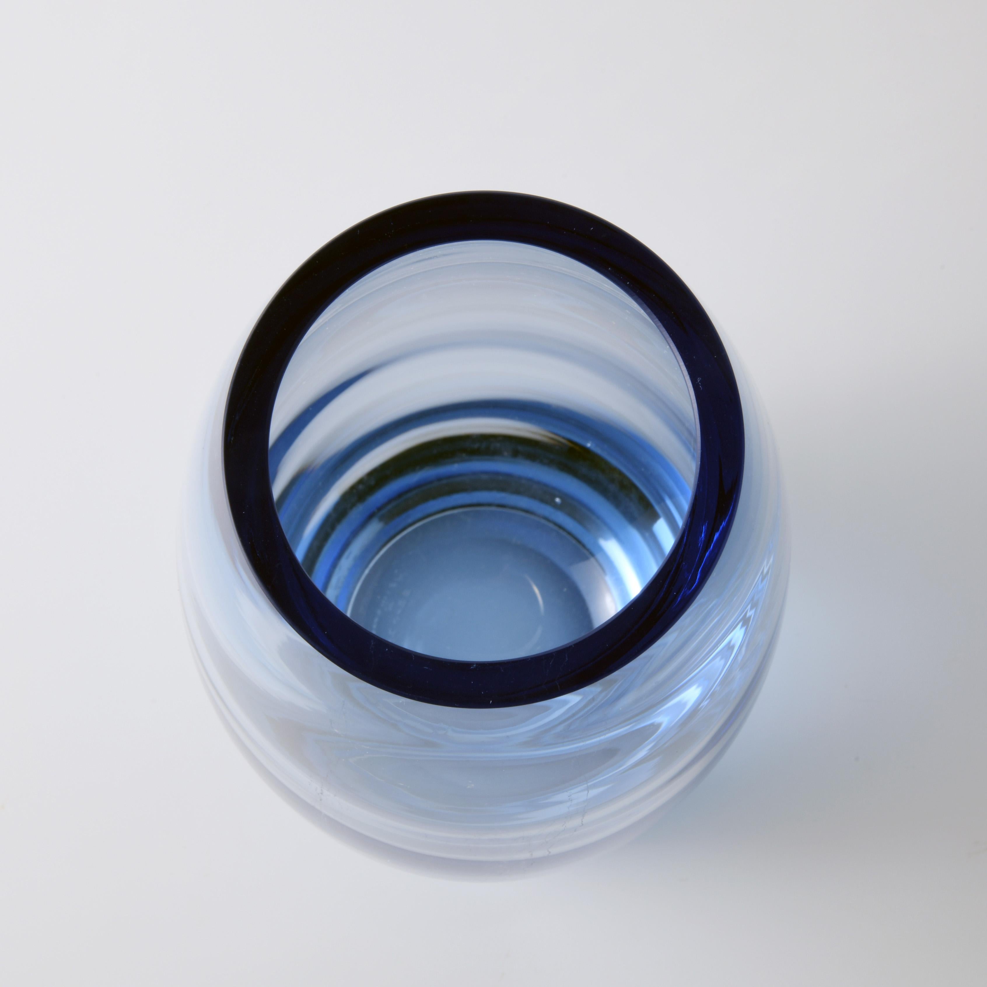 Vintage Danish Glass Vase by Per Lutken for Holmegaard in 1960s For ...