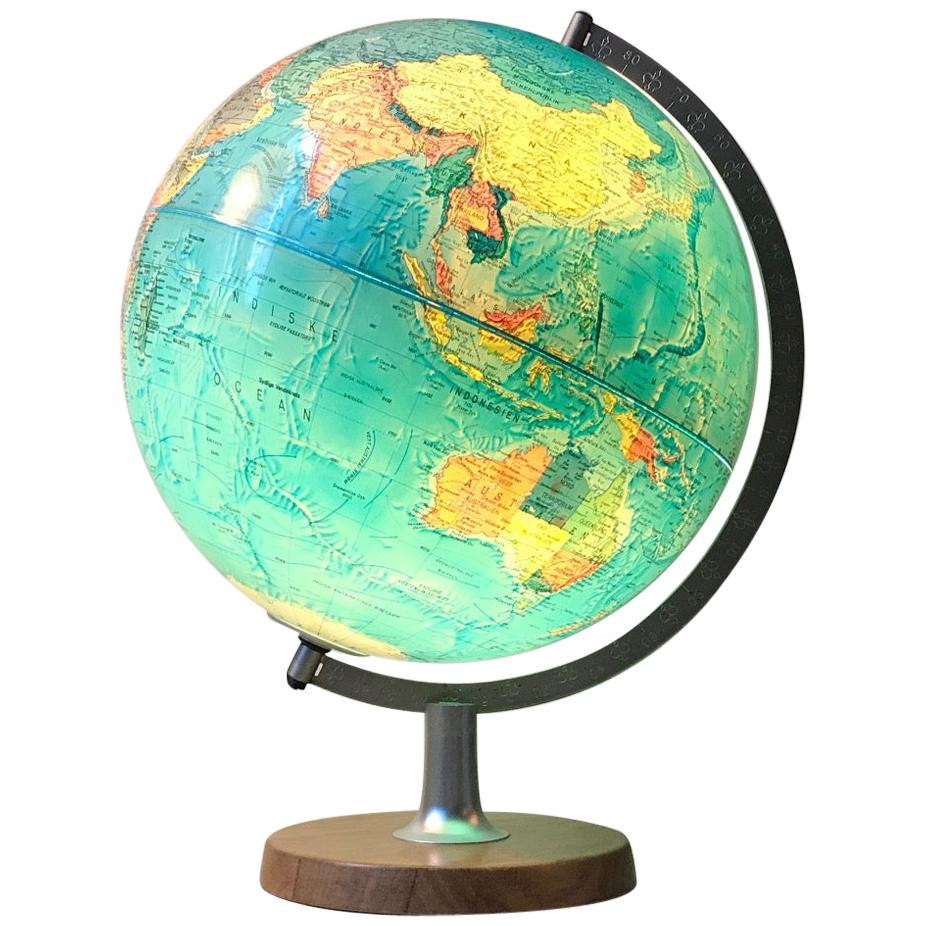 Vintage Danish Globus, Table Lamp by Scan-Globe, 1970s For Sale at ...