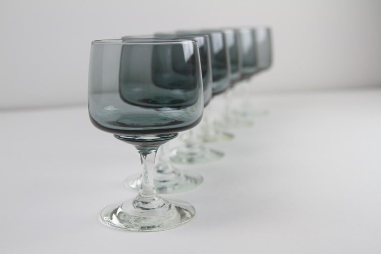 Vintage Danish Holmegaard Atlantic Red Wine Glasses, 1960s. Set of 6 ...