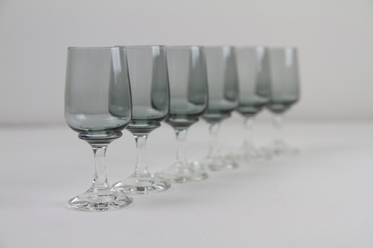 Vintage Danish Holmegaard Atlantic Snaps Glasses, 1960s. Set of 6 For ...