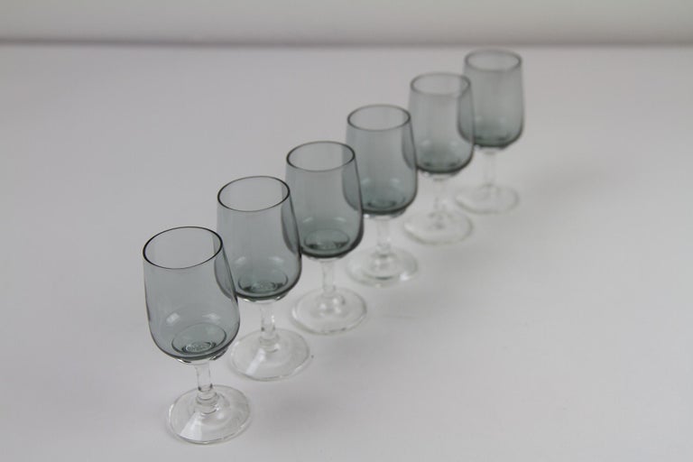 Vintage Danish Holmegaard Atlantic Snaps Glasses, 1960s. Set of 6 For ...