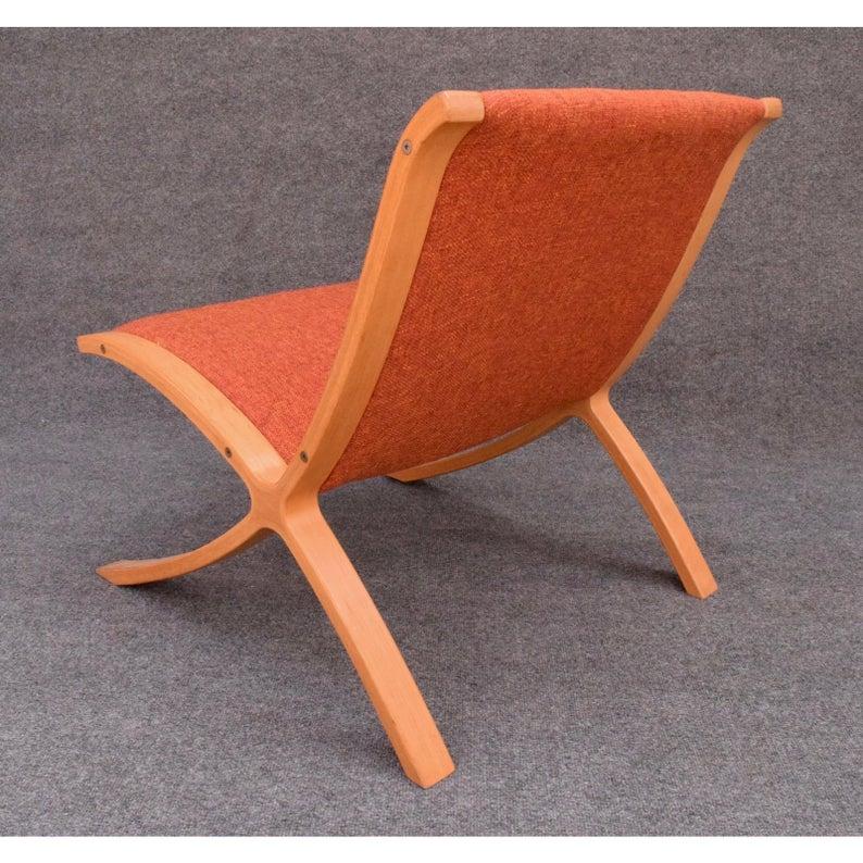 Vintage Danish Mid-Century Modern "Ax" Chair by Peter Hvidt for Fritz ...