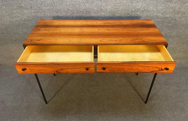 Vintage Danish Mid Century Modern Rosewood Entry Way Console by Poul ...