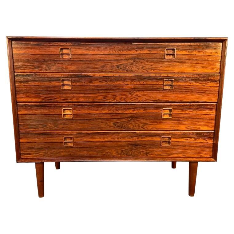 Midcentury Danish Rosewood Dresser For Sale at 1stDibs