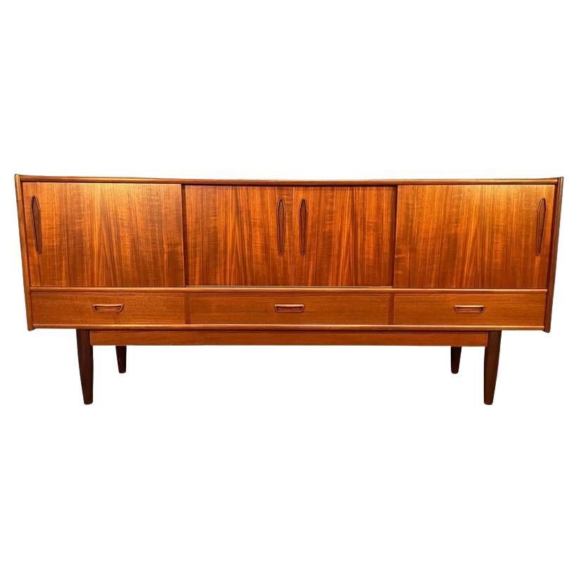 Mid Century Danish Modern Standing Wall Unit at 1stDibs