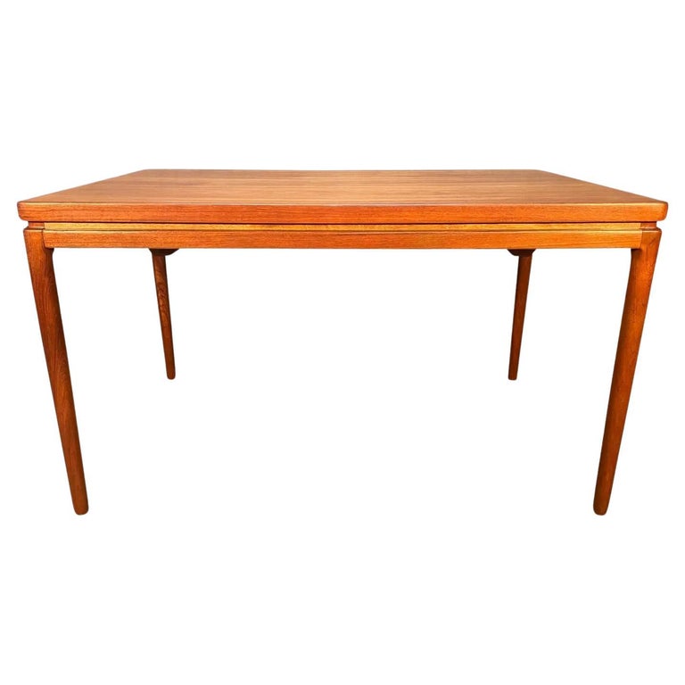 Vintage Danish Mid Century Modern Teak Dining Table by Johannes ...