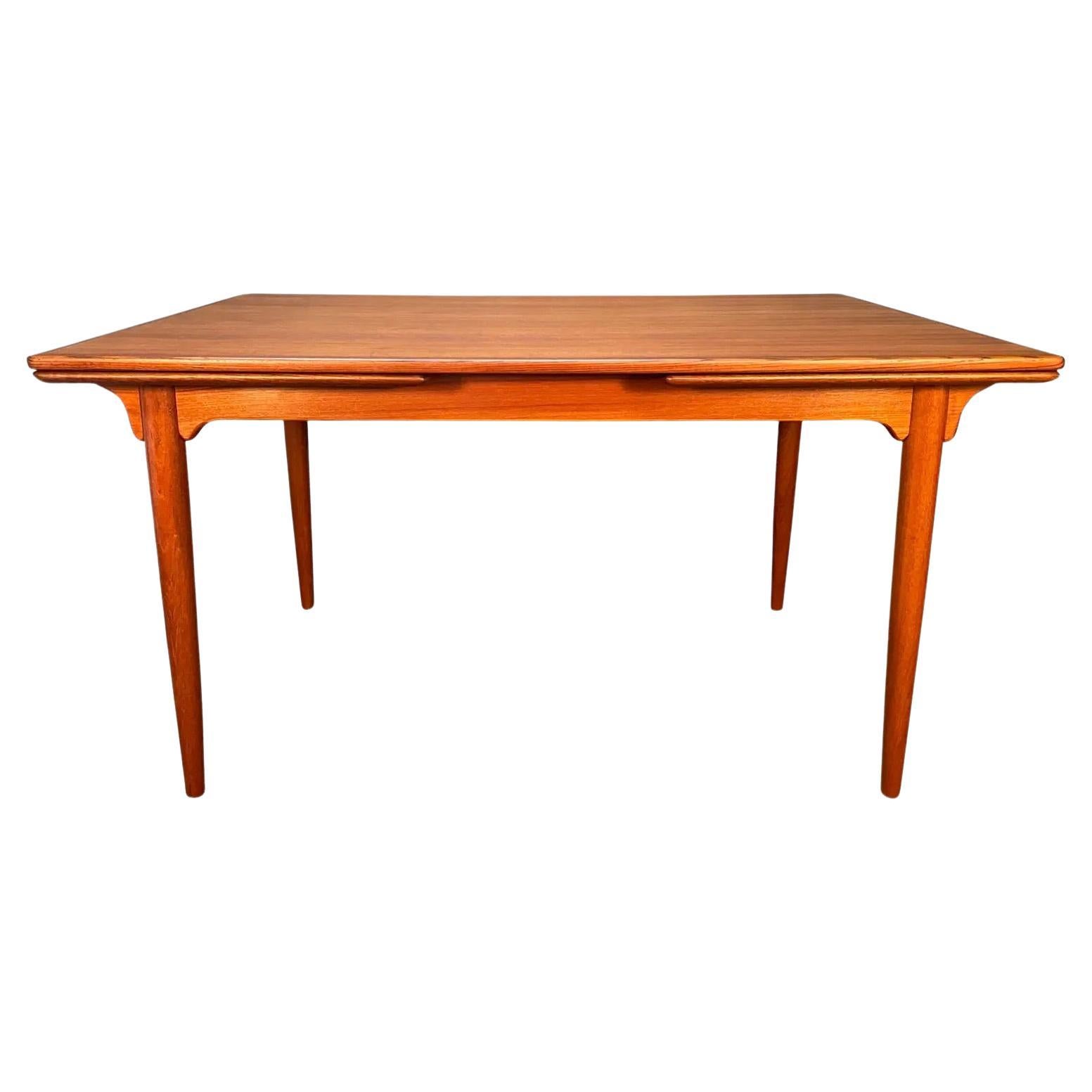 Model 54 Danish Modern Teak Dining Table by Gunni Omann for Omann Jun ...