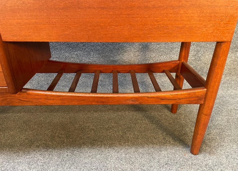 Vintage Danish Mid-Century Modern Teak Entry Chest Planter by Arne Wahl ...