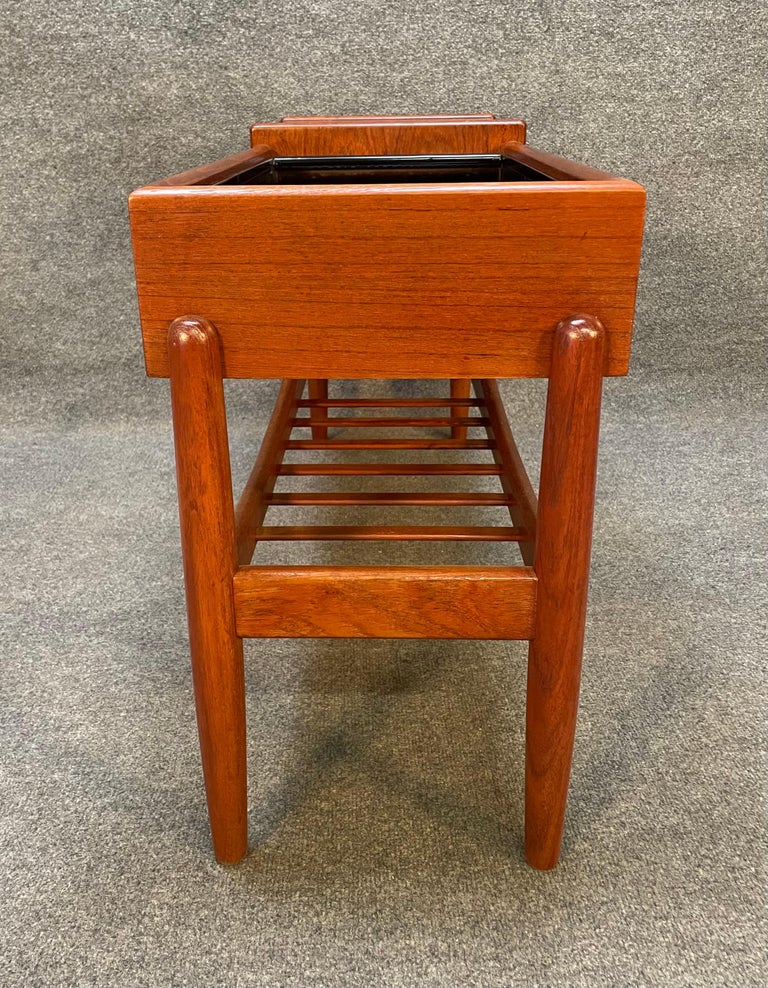 Vintage Danish Mid-Century Modern Teak Entry Chest Planter by Arne Wahl ...