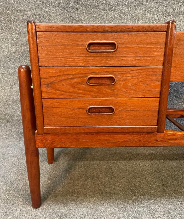 Vintage Danish Mid-Century Modern Teak Entry Chest Planter by Arne Wahl ...