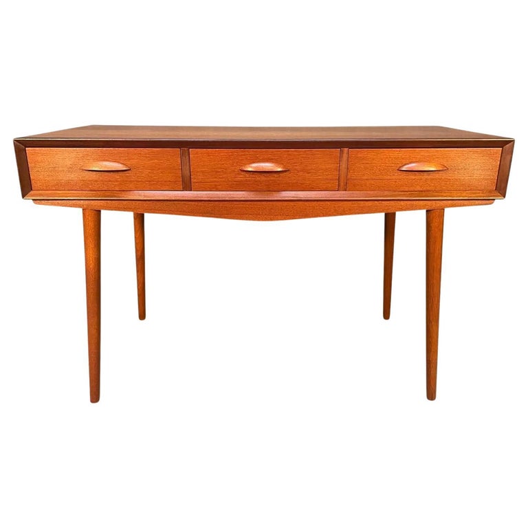 Vintage Danish Mid-Century Modern Teak Entry Way Console For Sale at ...