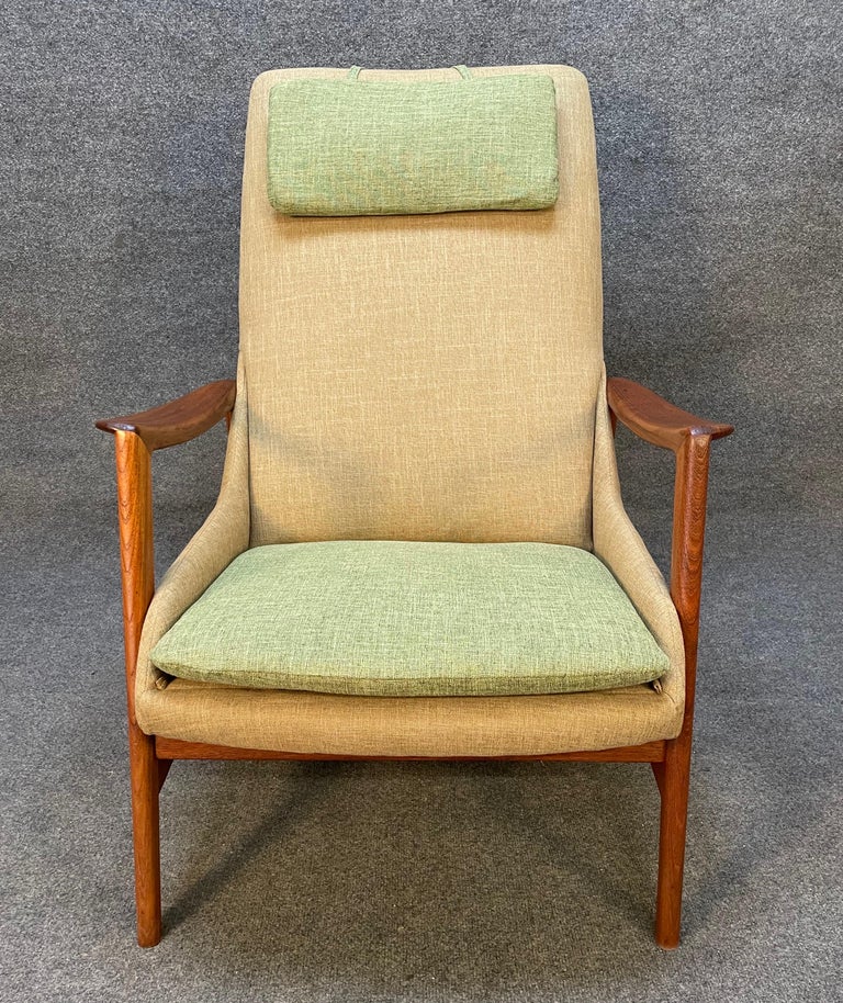 Vintage Danish Mid Century Modern Teak Lounge Chair by Dux of Sweden ...