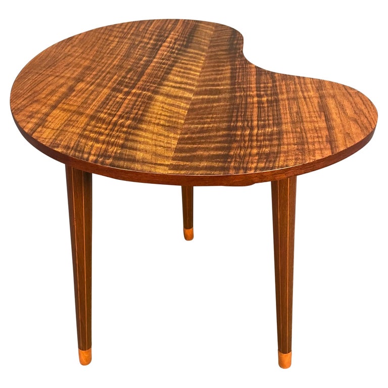 Vintage Danish Mid-Century Modern Walnut Boomerang Side Table by Gorm Mobler For Sale at 1stDibs