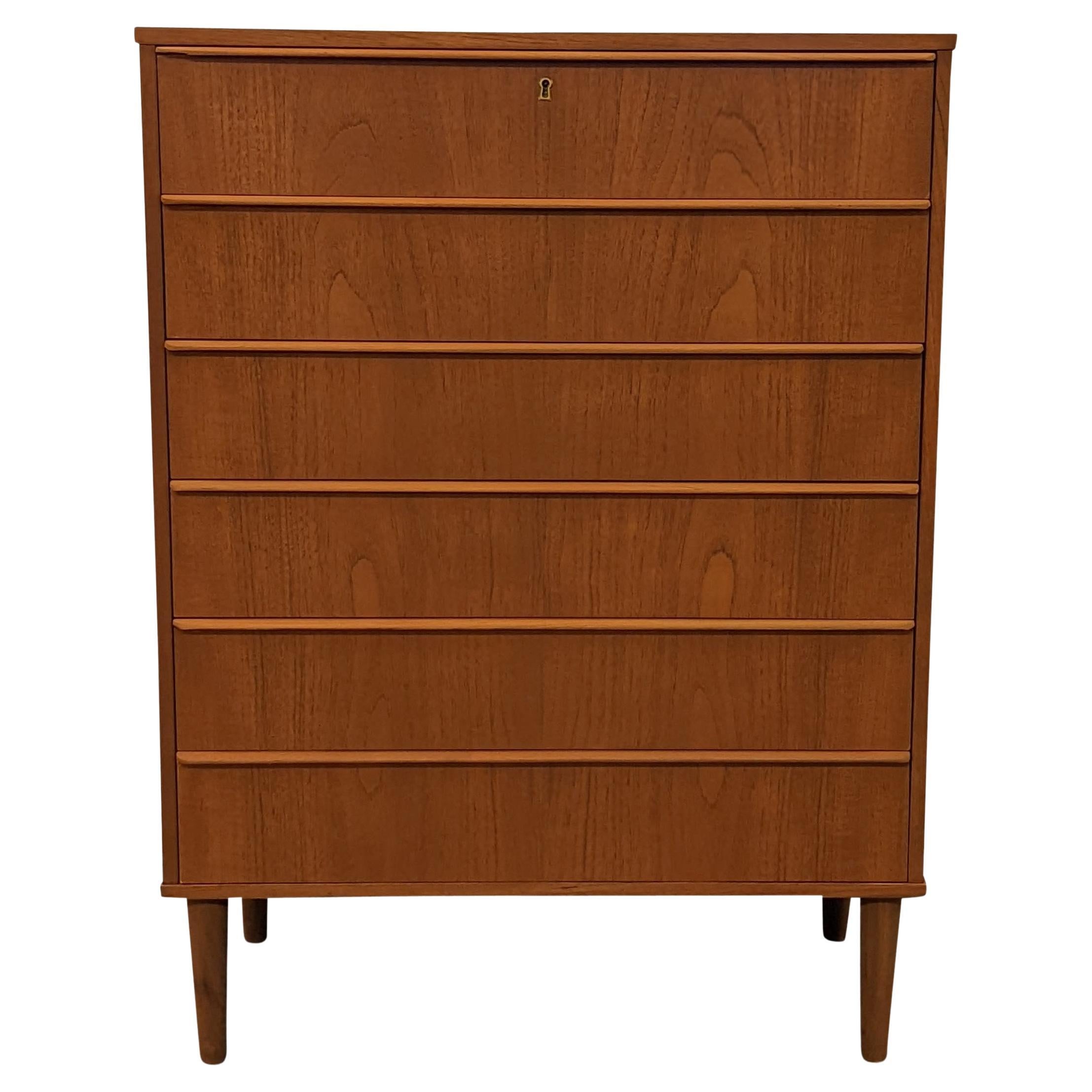 Mid-Century Modern Danish Teak Dresser at 1stDibs
