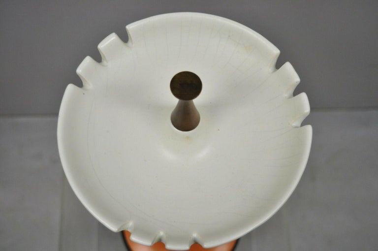 Vintage Danish Modern Ceramic Pottery Interchangeable Ashtray Smoking ...