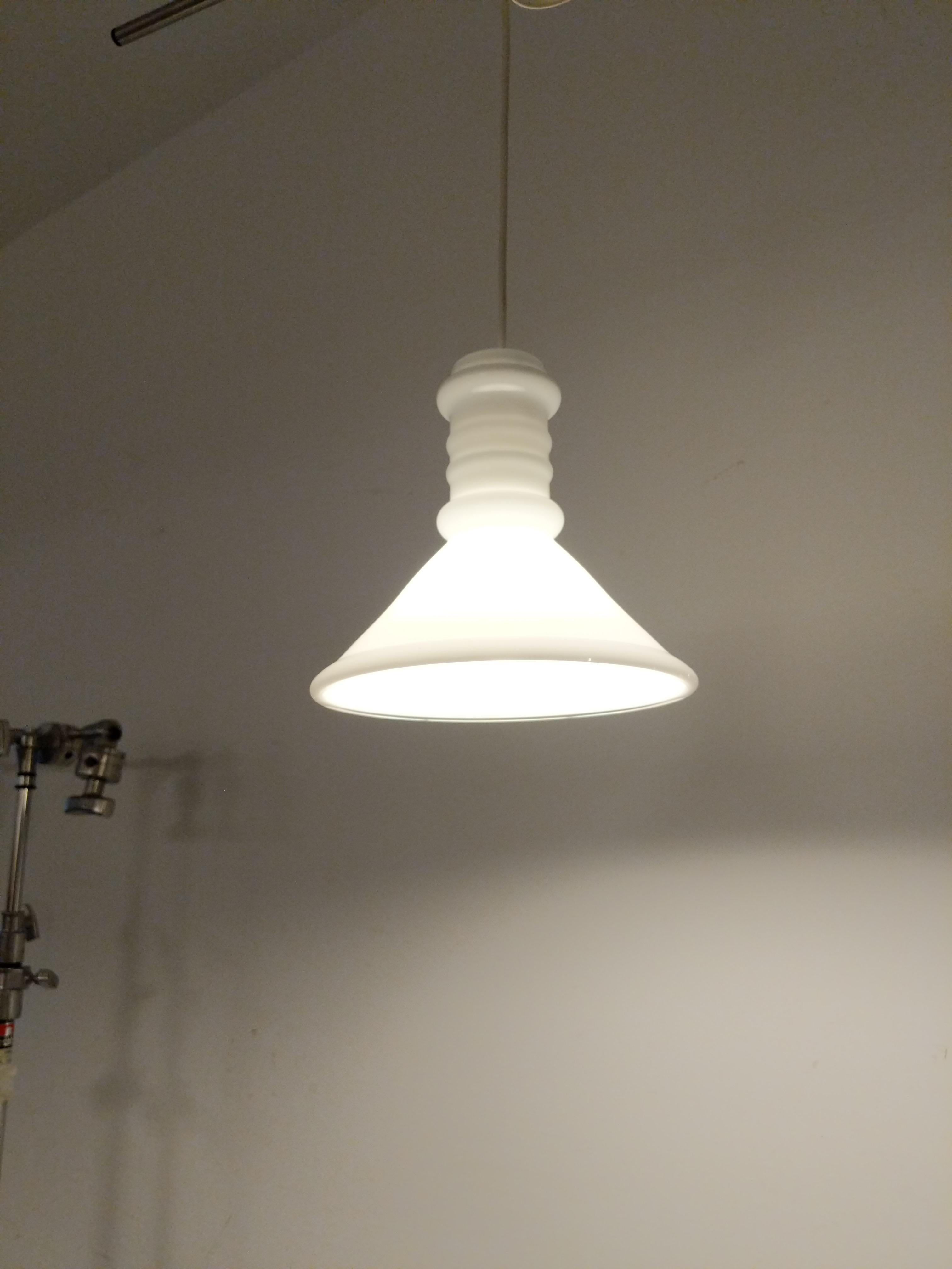 Vintage Danish Modern Holmegaard Lamp For Sale at 1stDibs