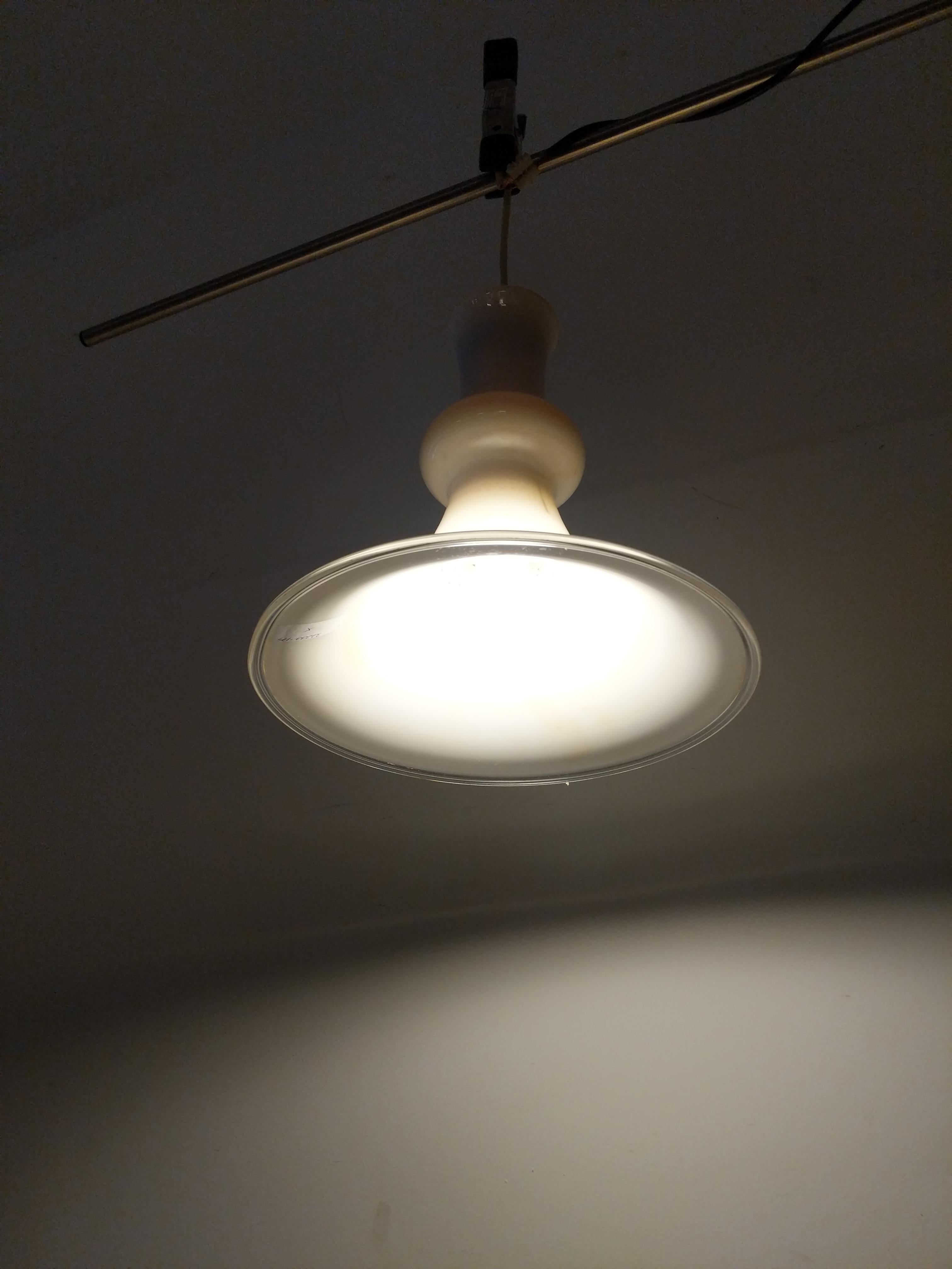 Vintage Danish Modern Holmegaard Lamp For Sale at 1stDibs