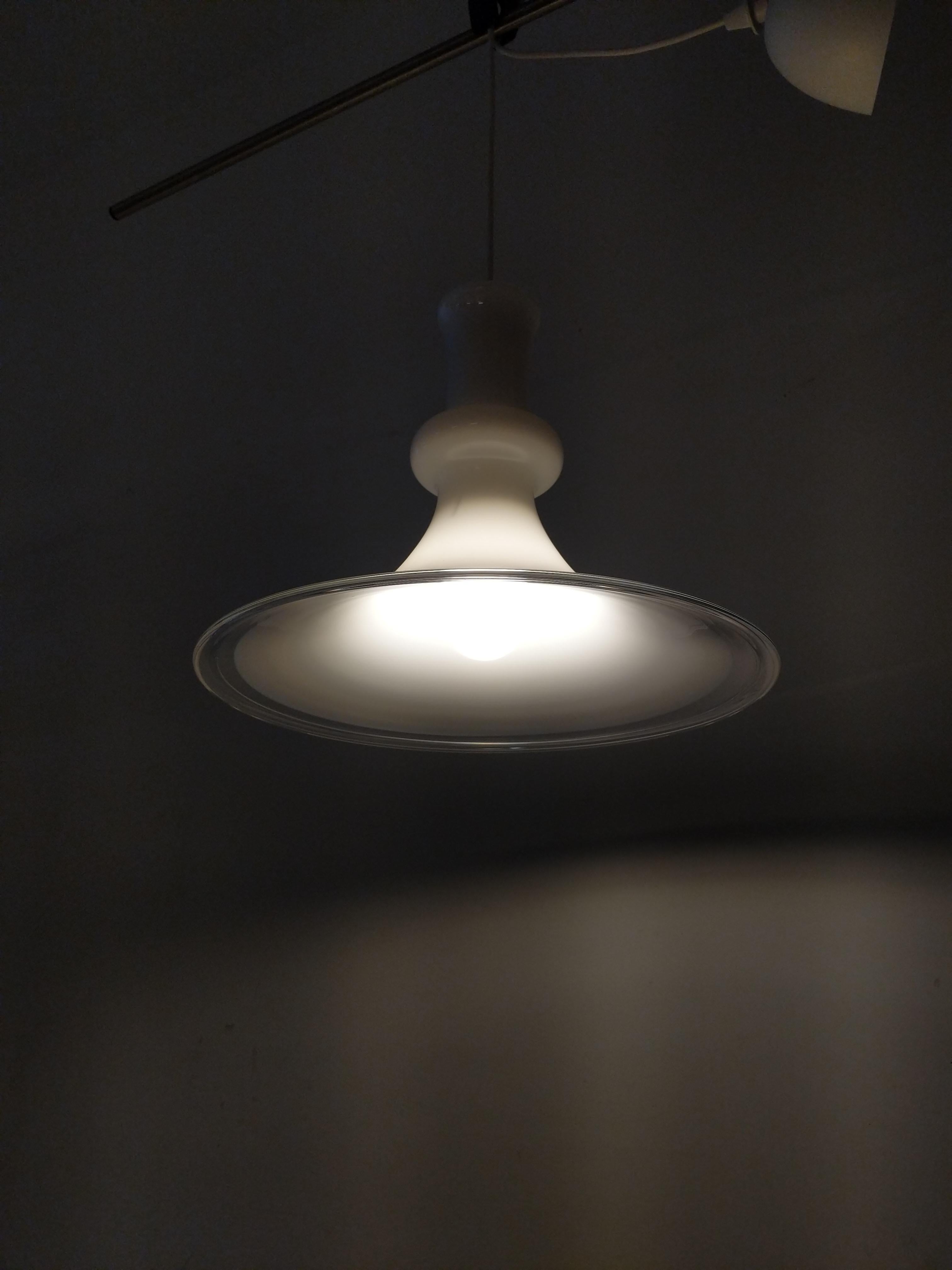 Vintage Danish Modern Holmegaard Lamp For Sale at 1stDibs