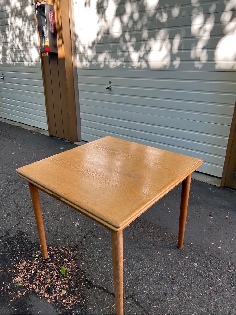 Vintage Danish Modern Oak Dining Table For Sale at 1stDibs | cowboy ...