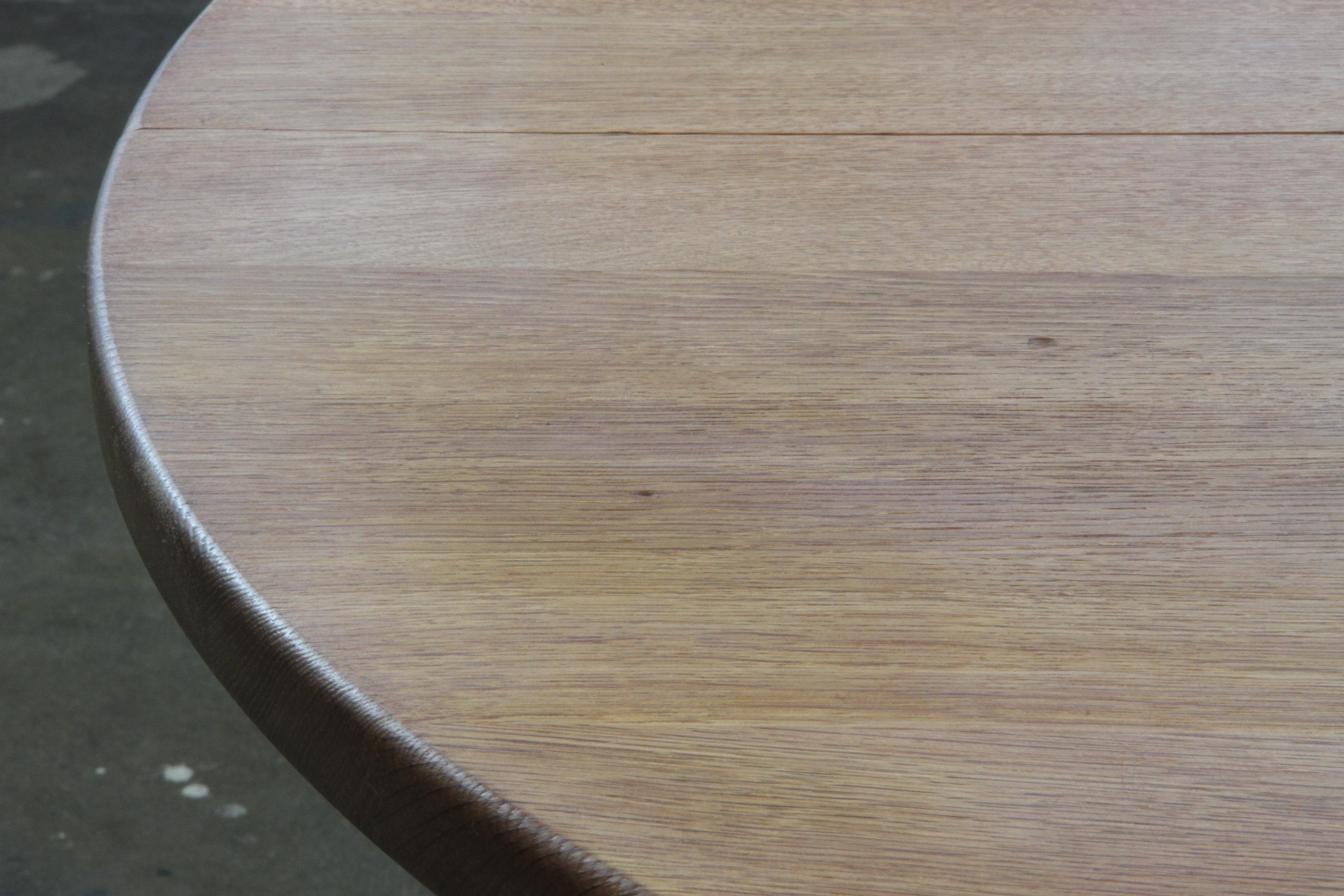 Vintage Danish Modern Oak Round Table, H. Kjærnulf style, 1960s For ...