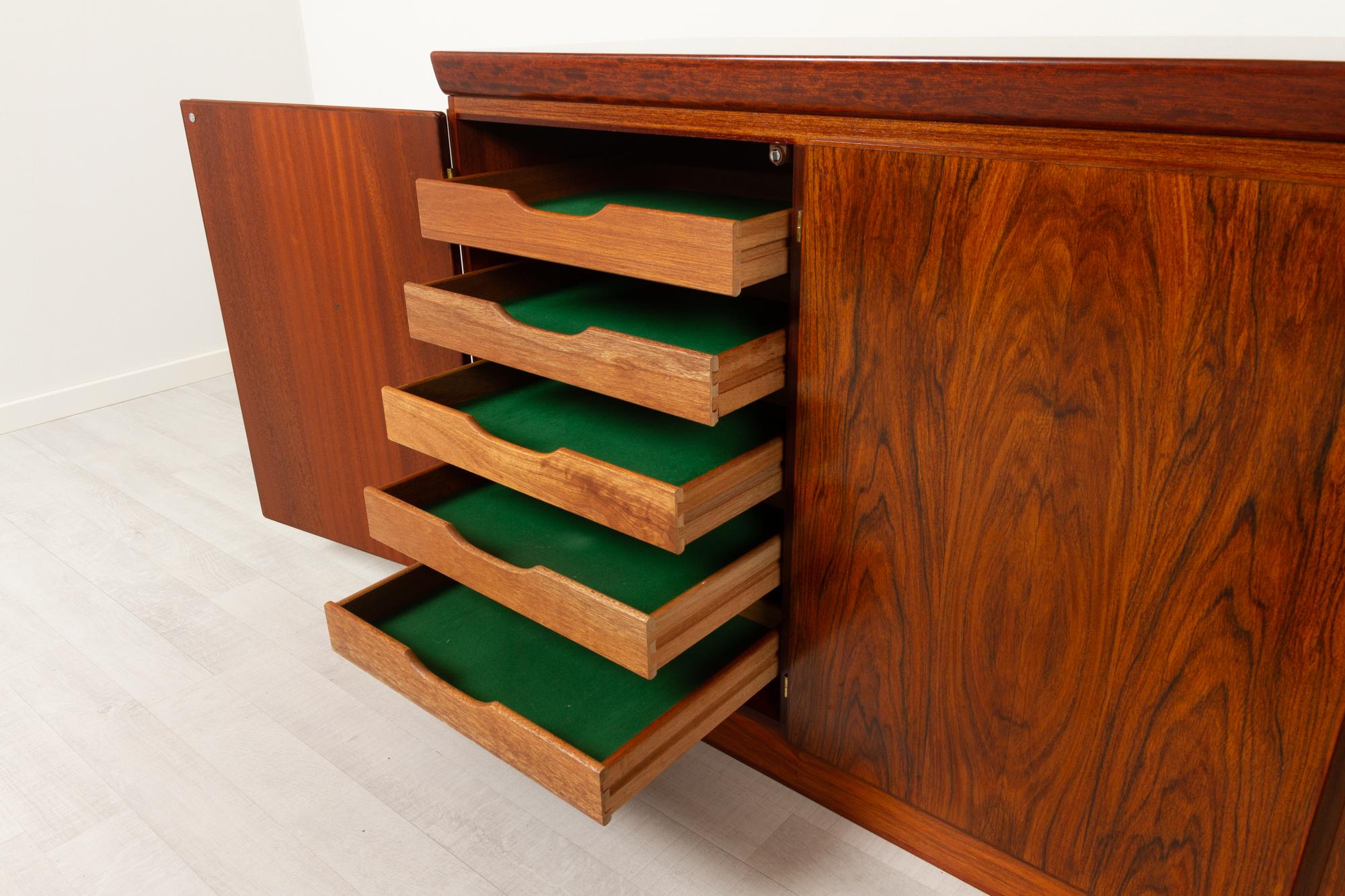 Vintage Danish Modern Rosewood Sideboard by Skovby, 1970s at 1stDibs ...