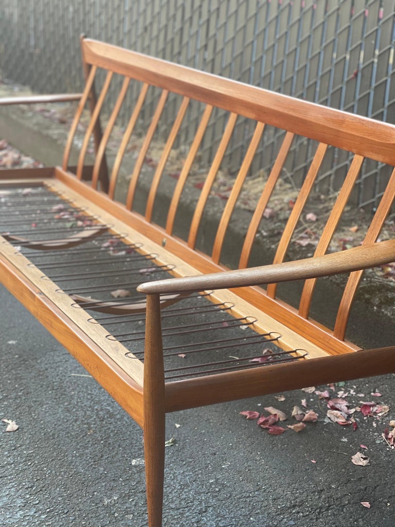 Vintage Danish Modern Teak Sofa Arm Chair by John Stuart, Original ...