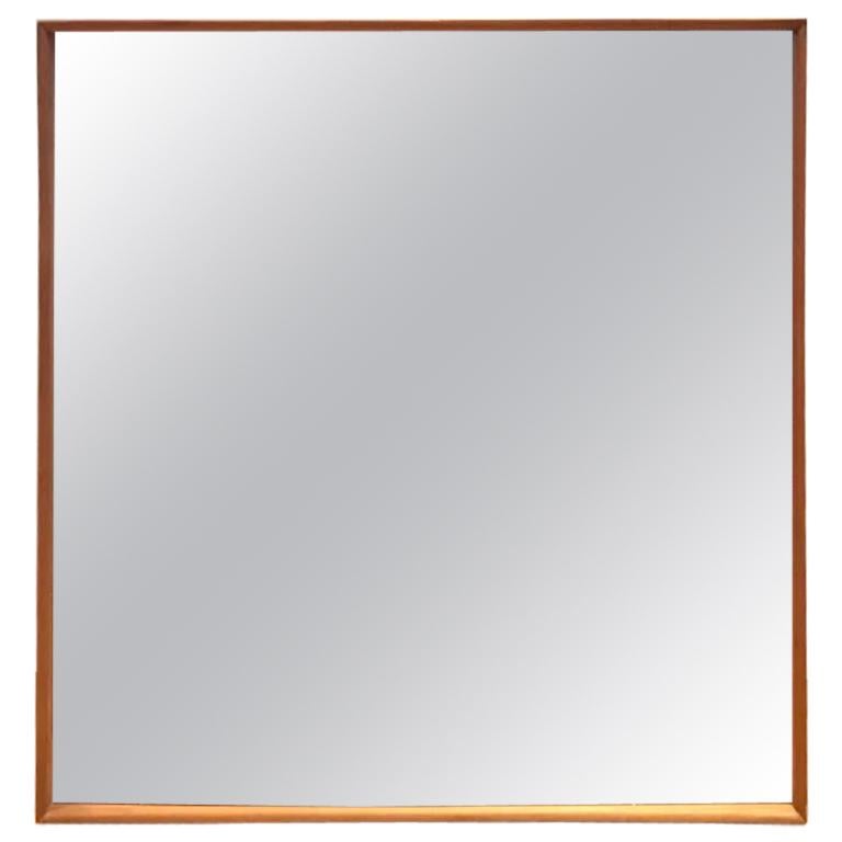 Vintage Danish Modern Teak Wall Mirror 1960s by TH Poss' Copenhagen at ...