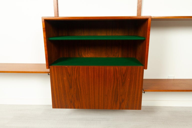 Vintage Danish Modular Teak Wall Unit by Kurt Østervig, 1960s at ...