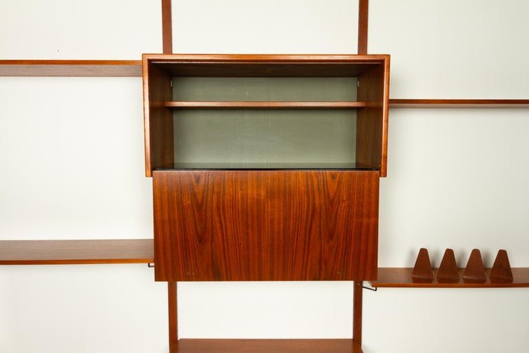 Vintage Danish Modular Teak Wall Unit by Kurt Østervig, 1960s at ...