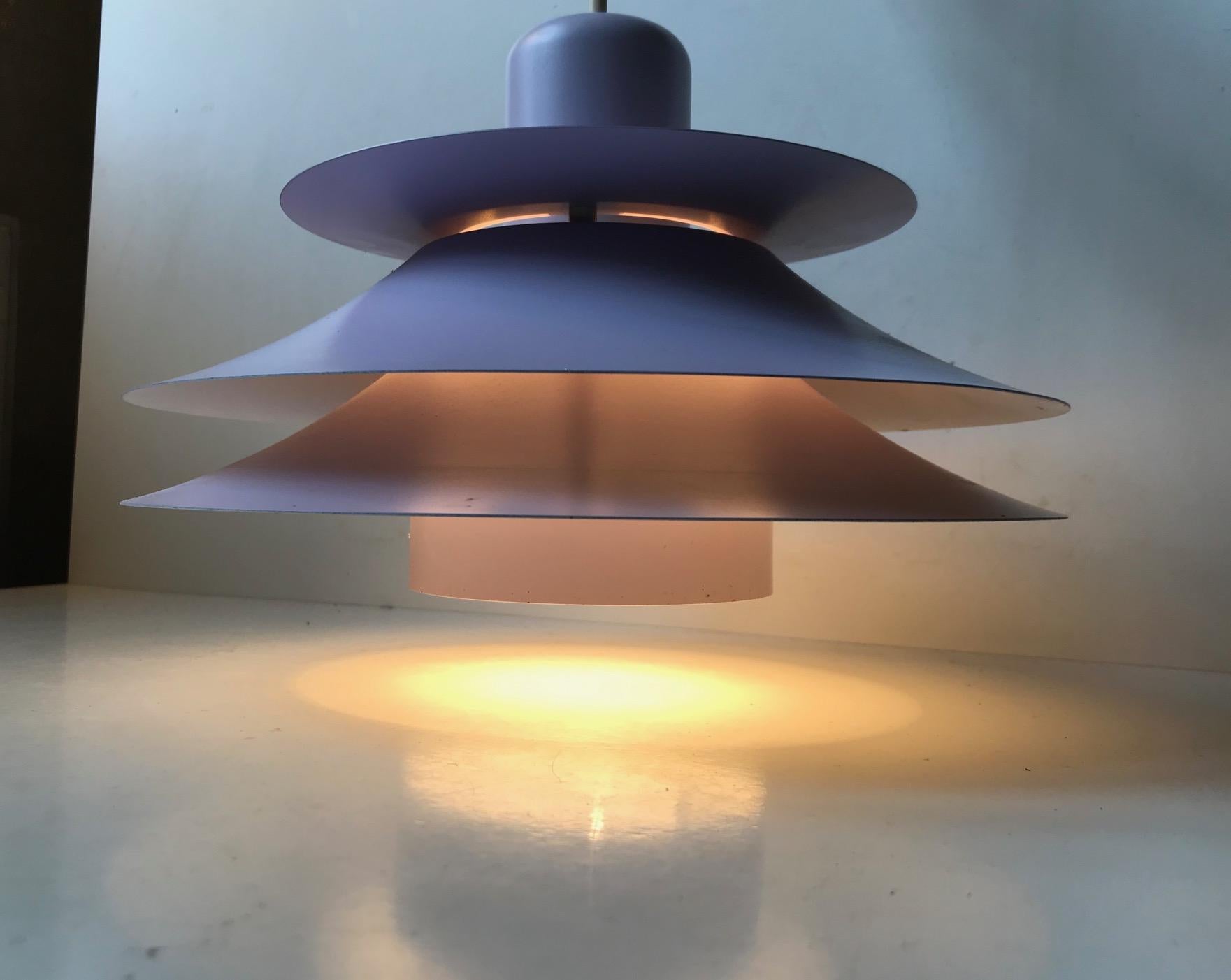 Vintage Danish Pink Pendant Lamp from Jeka, 1970s at 1stDibs | jeka ...