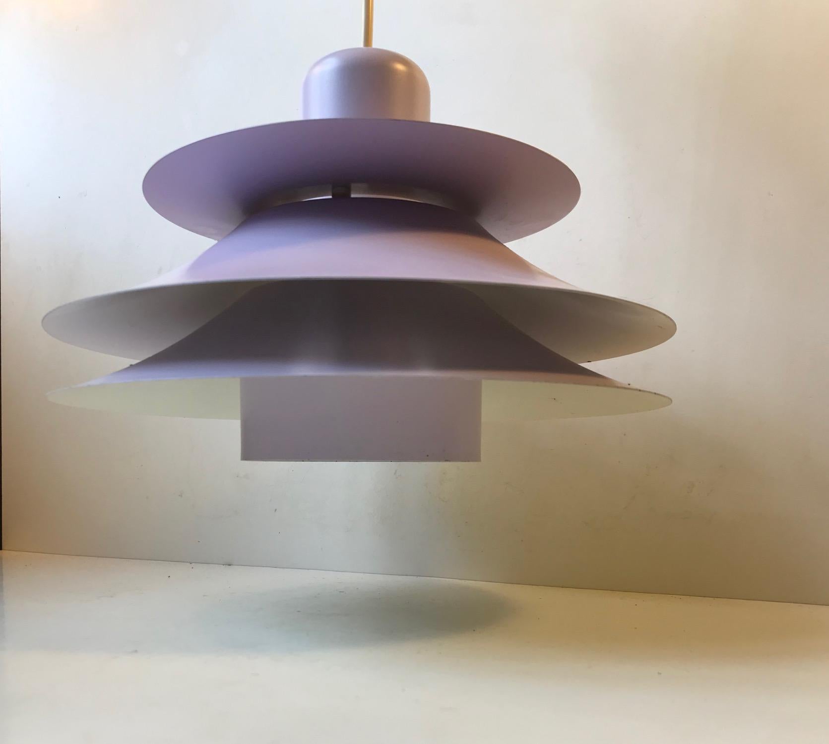 Vintage Danish Pink Pendant Lamp from Jeka, 1970s at 1stDibs | jeka ...