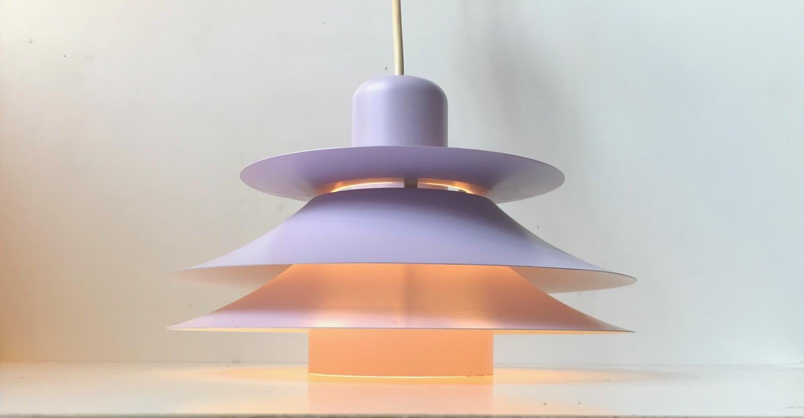 Vintage Danish Pink Pendant Lamp from Jeka, 1970s at 1stDibs | jeka ...