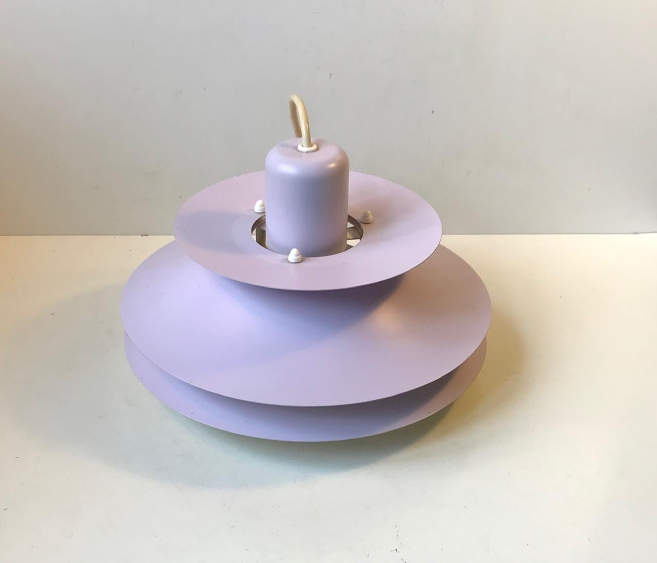 Vintage Danish Pink Pendant Lamp from Jeka, 1970s at 1stDibs | jeka ...