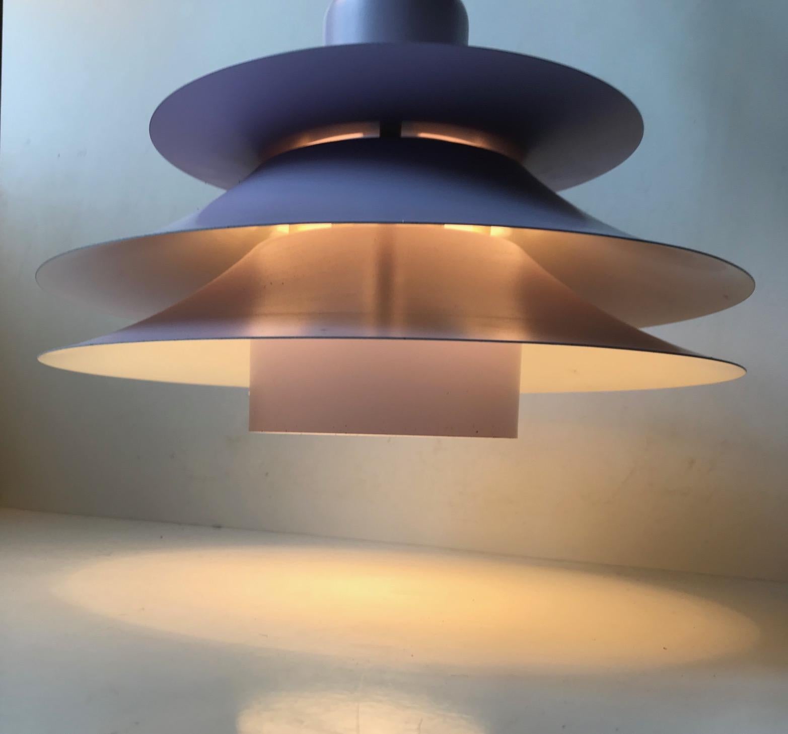 Vintage Danish Pink Pendant Lamp from Jeka, 1970s at 1stDibs | jeka ...