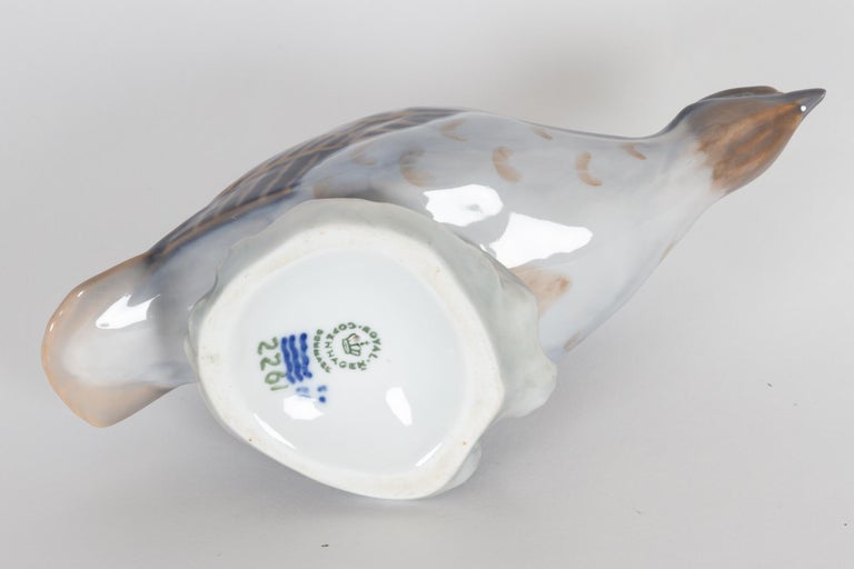 Vintage Danish Porcelain Partridge Figurine by Royal Copenhagen, 1980s ...