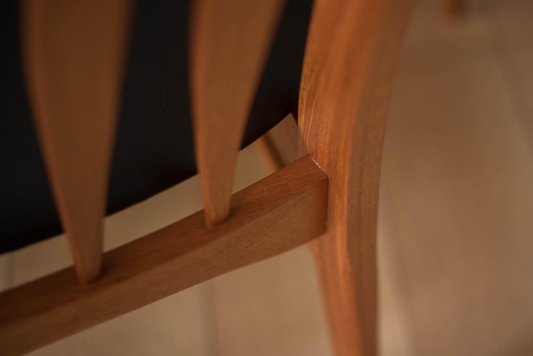 Vintage Danish Set of Six Teak Eva Dining Chairs by Niels Koefoed at ...