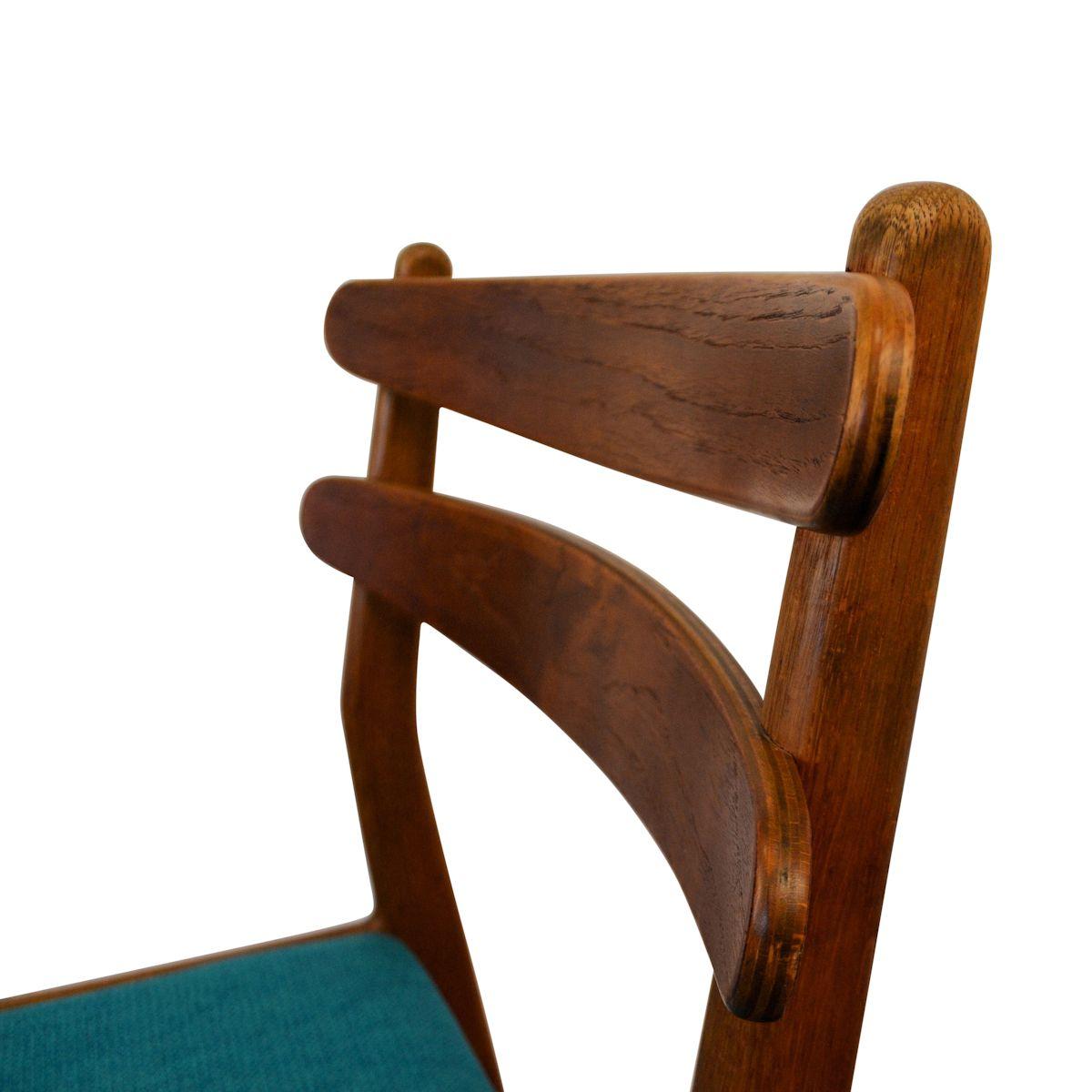 Vintage Danish Slagelse Teak/Oak Dining Chairs, Set of 4 For Sale at ...