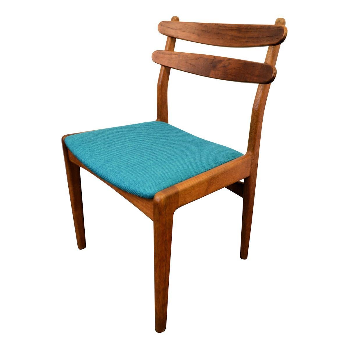 Vintage Danish Slagelse Teak/Oak Dining Chairs, Set of 4 For Sale at ...