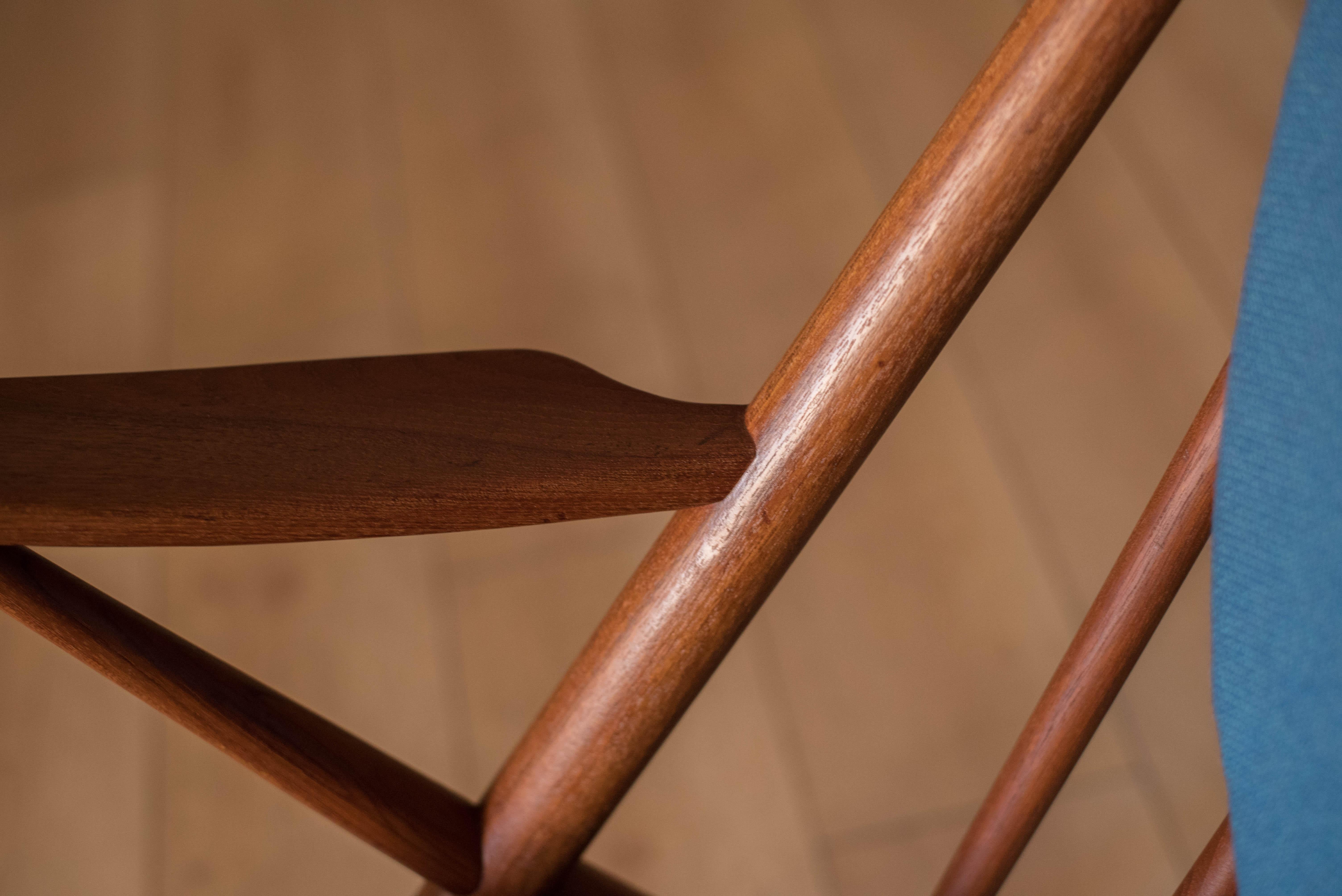 Vintage Danish Solid Teak Rocking Chair by Frank Reenskaug for Bramin ...