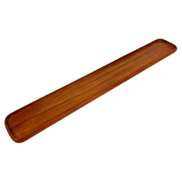Vintage Danish Teak Baguette Tray For Sale at 1stDibs
