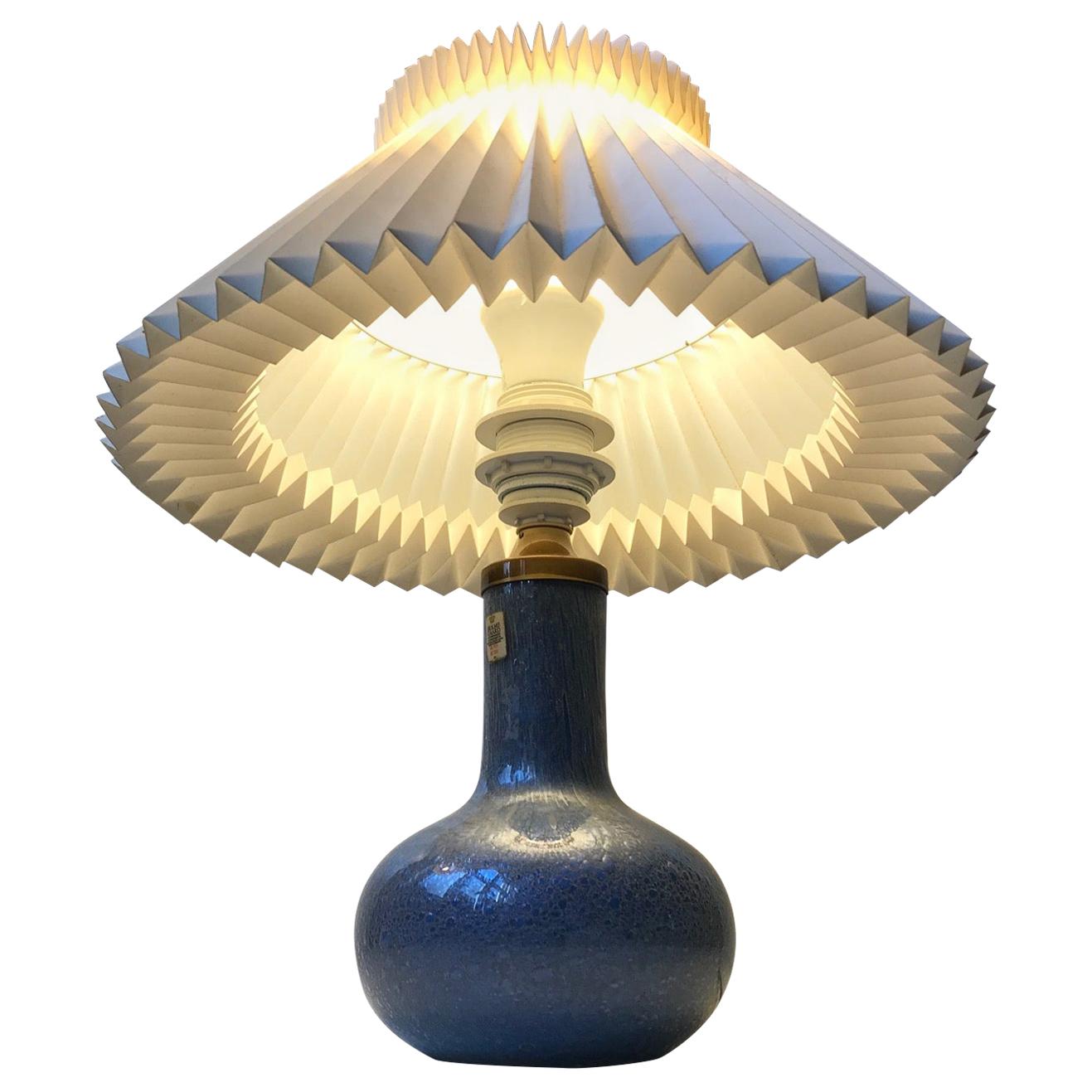 Vintage Danish Troll Glass Table Lamp by Sidse Werner for Holmegaard ...